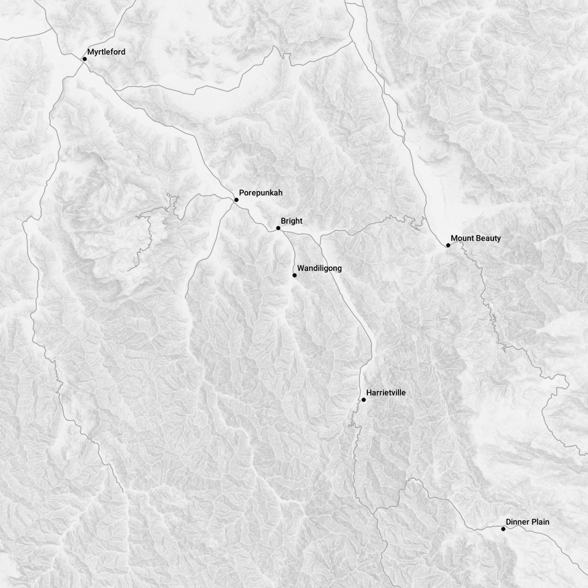 Towns and Villages in Bright, Victoria